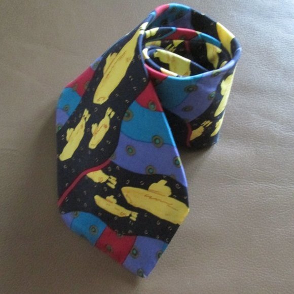 The Beatles | Accessories | Vintage 991 The Beatles Silk Necktie Tie ...